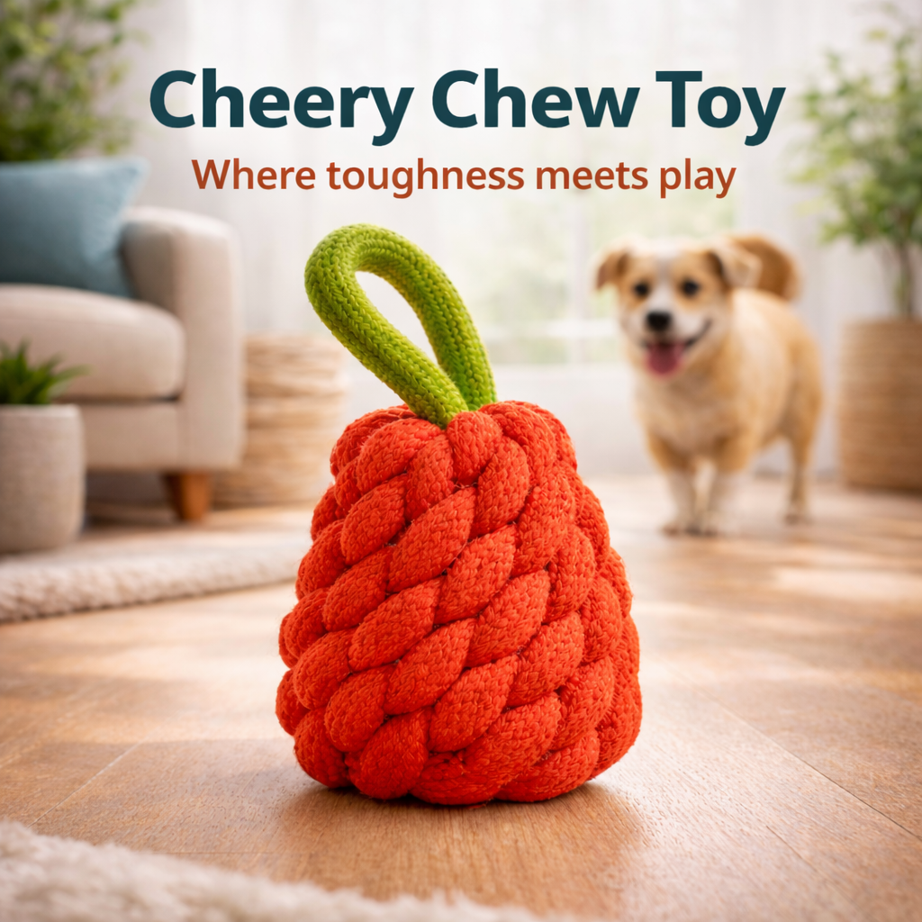 Cherry Chew Toy – My Pet Story